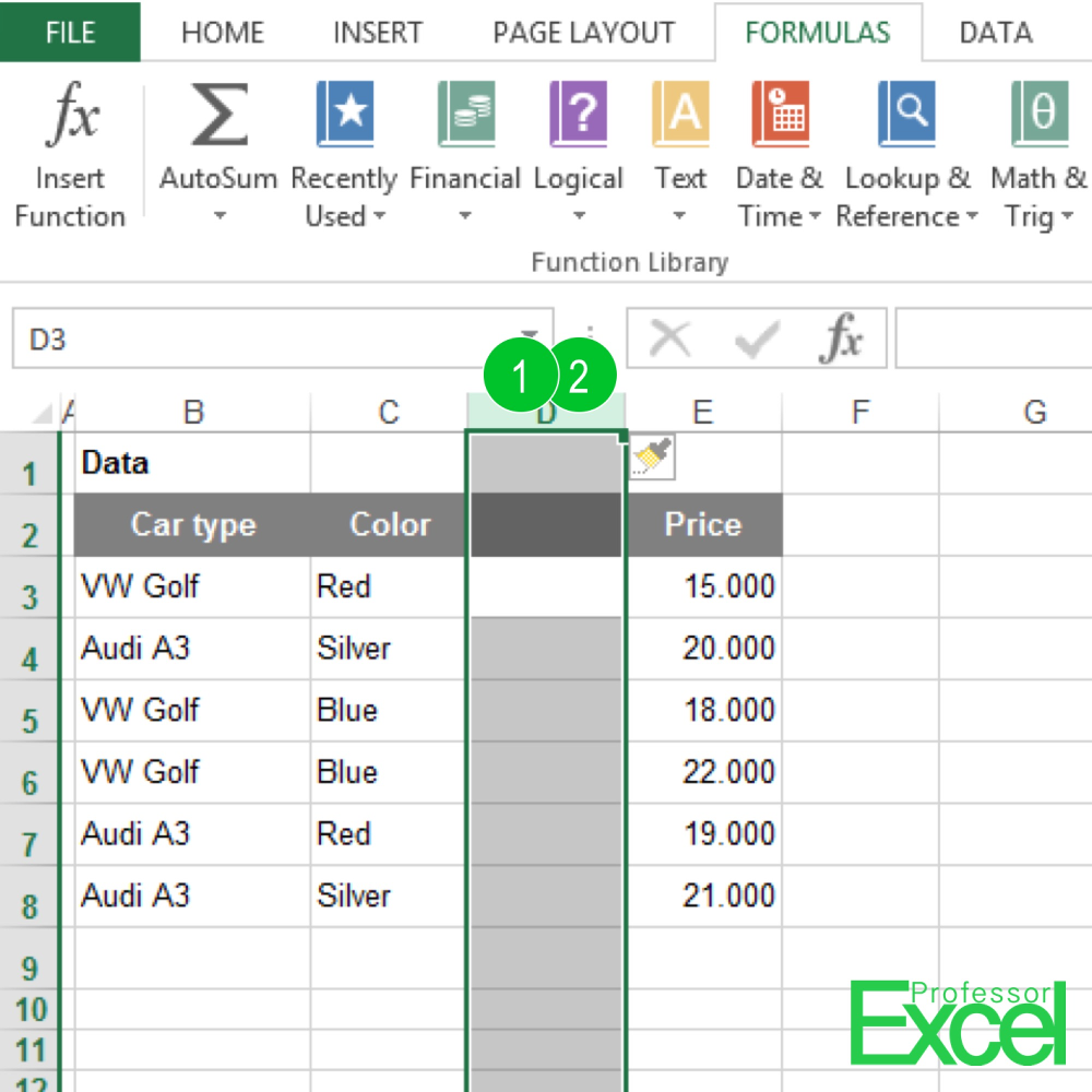  How To Insert Rows And Columns Professor Excel Professor Excel