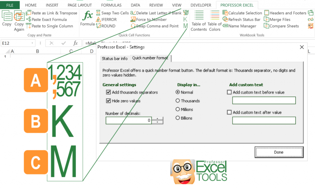 Thousands Or Millions In Excel How To Change The Number Unit