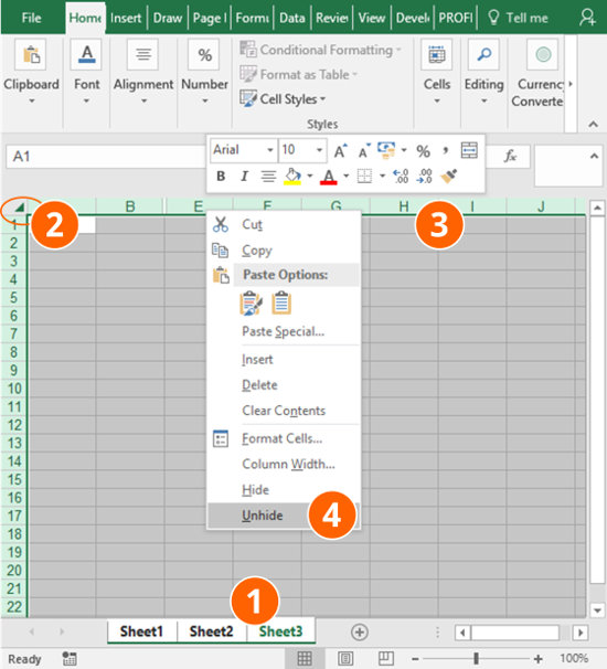  How To Unhide All Sheets In Excel At Once Sablyan