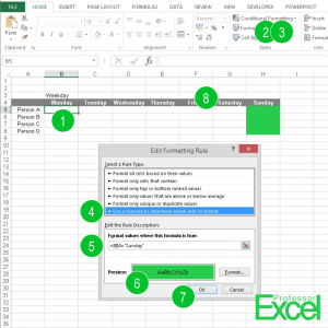 Conditional Formatting With Formulas in Excel