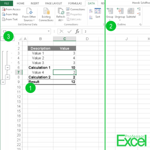 How To Hide And Group Rows And Columns In Excel