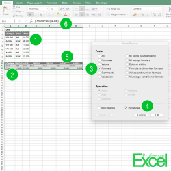 Transpose and Link Data to Source in Excel: 4 Methods