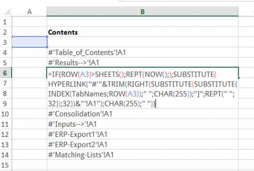 Formula_Table_of_Contents - Professor Excel