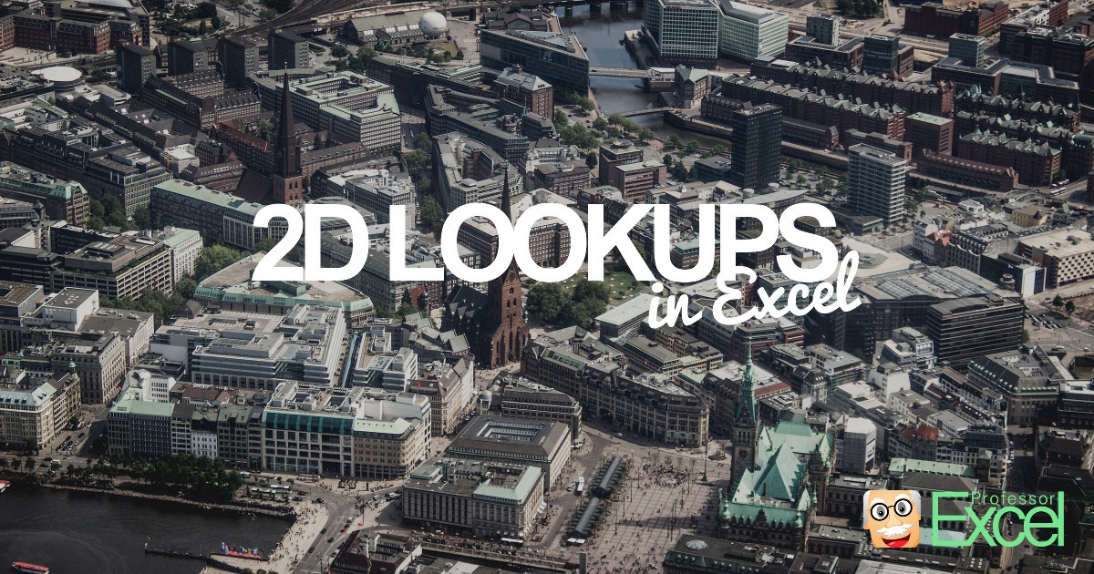 2D Lookups in Excel: 4 Easy Methods and Examples!