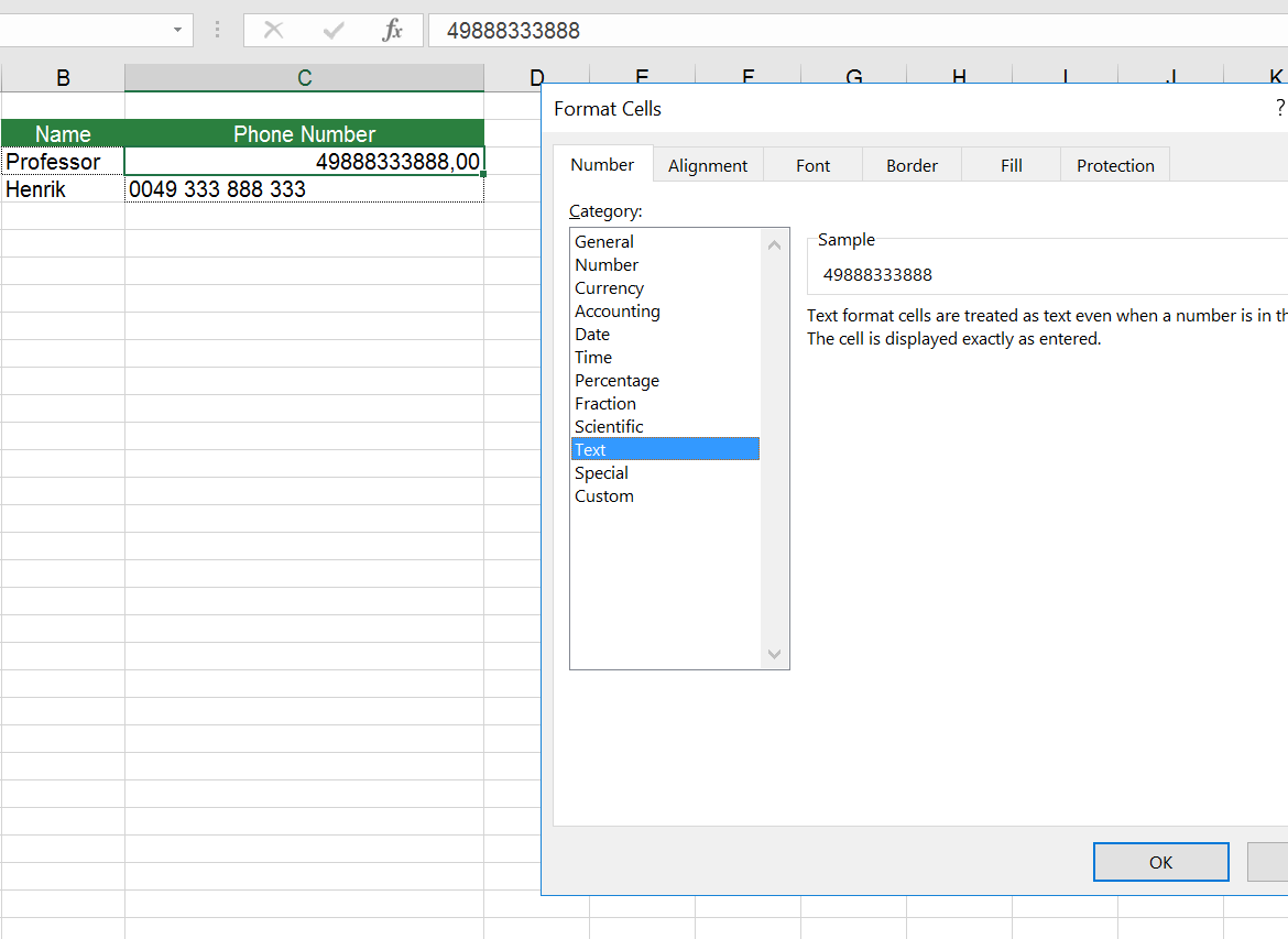 Format Cells Text Professor Excel Professor Excel