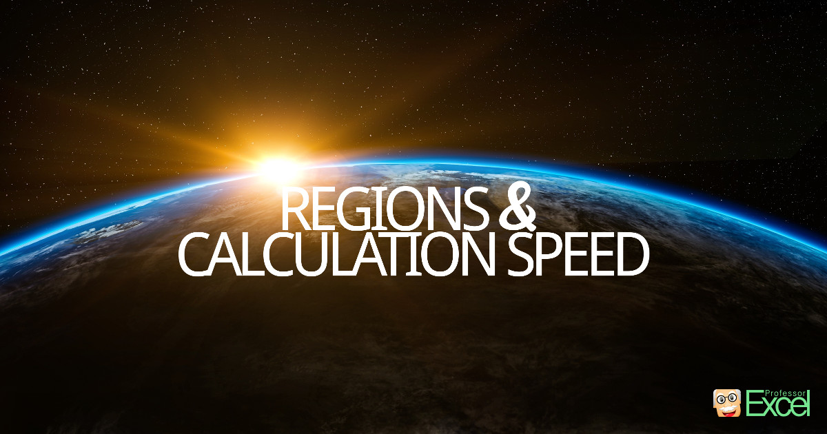 Increase Calculation Performance In Excel Change The Region Settings 