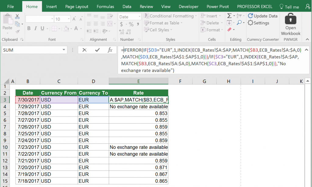 Currency Conversion in Excel: Tutorial + Free Excel Add-In