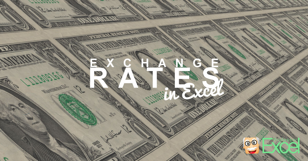 Currency Conversion In Excel Tutorial Free Excel Add In