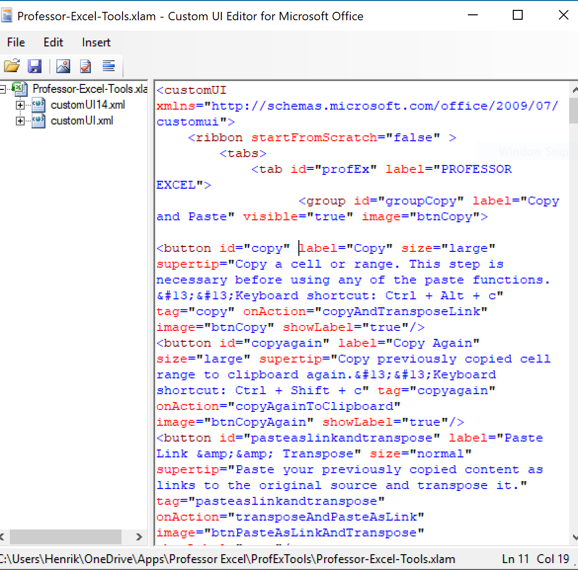 CustomUIEditor Professor Excel Professor Excel customuieditor-professor-excel-professor-excel