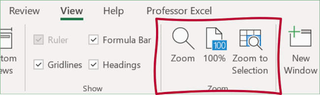 How To Zoom To Same Zoom Factor On All Excel Sheets