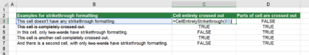 How to Find and Select All (Partial) Strikethrough Cells in Excel!