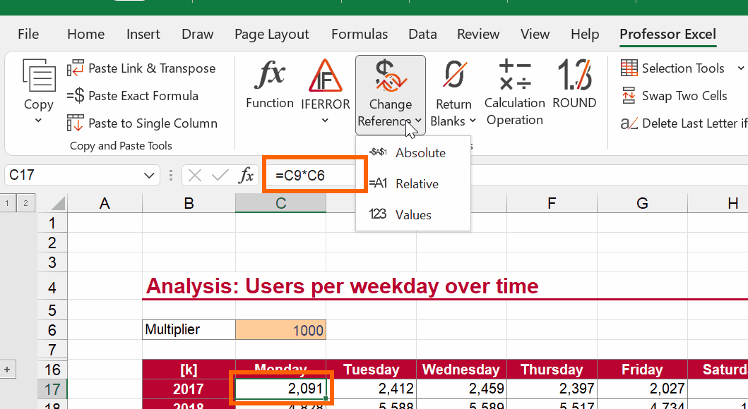 Insert $-Signs to Different Existing Excel Formulas: Simple and Fast!
