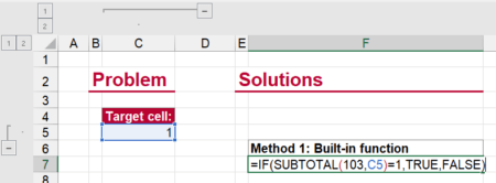 How to Check if Cell Is Visible: Three Different Excel Formulas