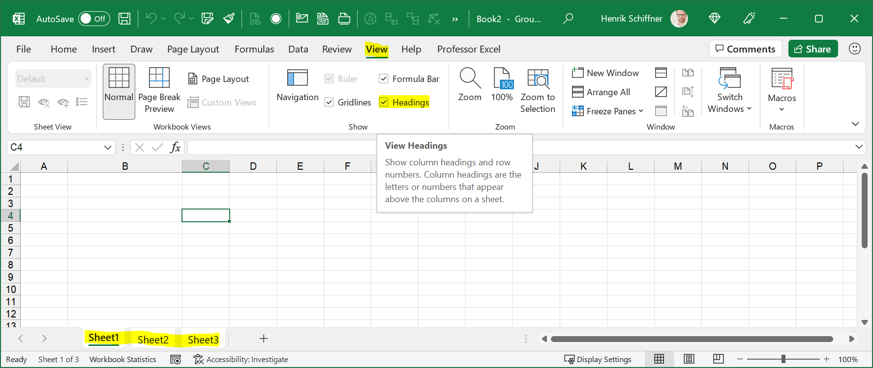 Headings Missing In Excel How To Show Row Numbers Column Letters 