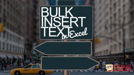 Bulk Insert Text: How to Add Text to Many Existing Excel Cells at Once